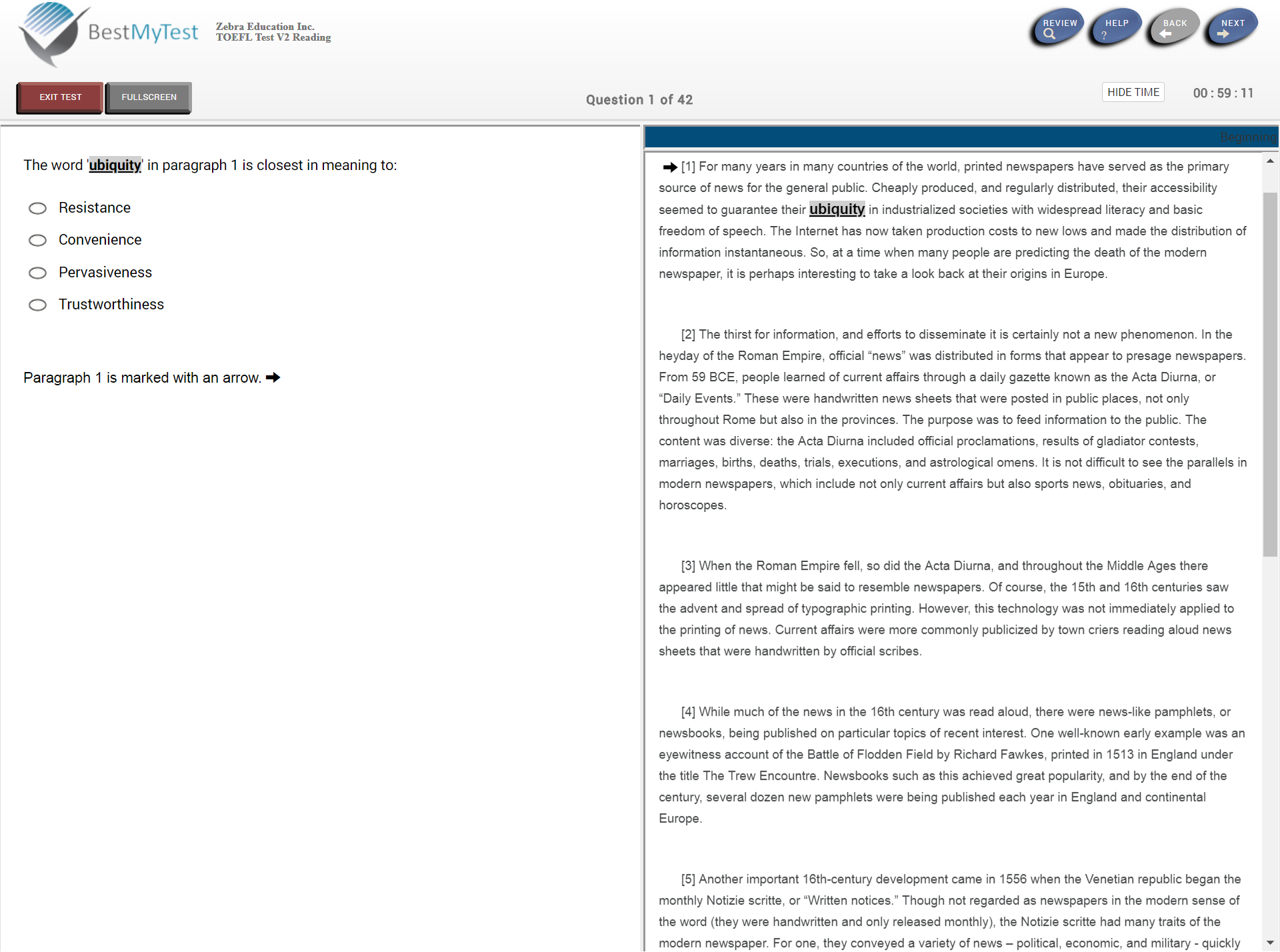 Introduction to the TOEFL® reading section | BestMyTest Introduction to the TOEFL® reading section | BestMyTest